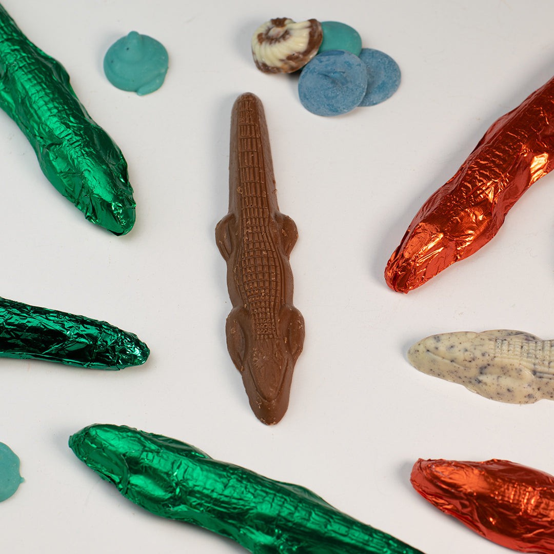 Olde Naples Chocolate | Junior the Gator, Chocolate Alligator 2 oz